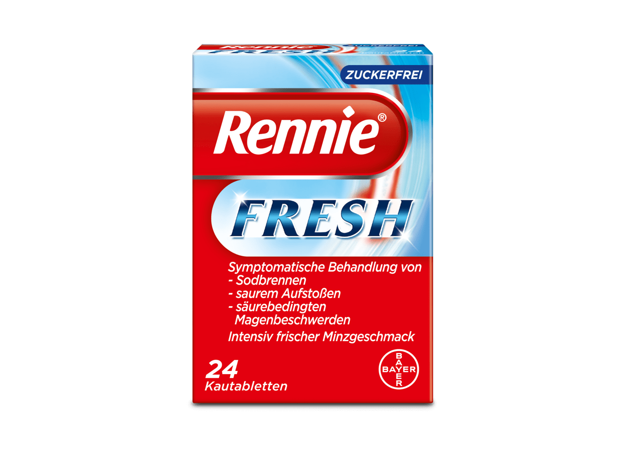 Rennie® FRESH Kautablette – erfrischend minzig | Rennie®